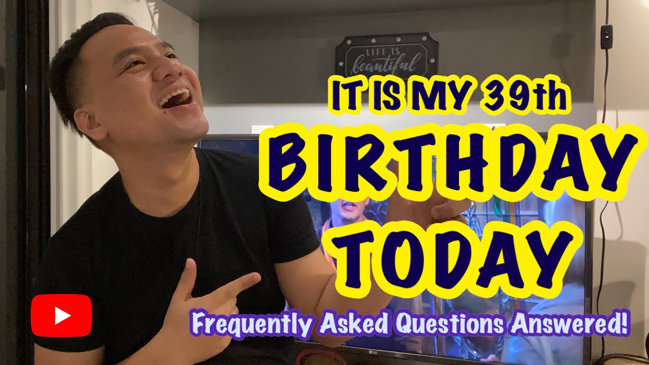My Birthday Vlog | Ray Butch Mahinay - YouTube