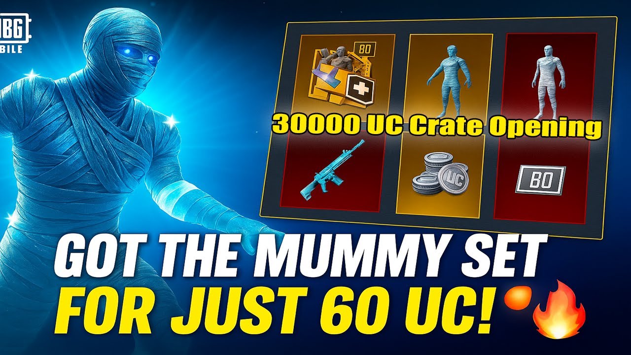 Got Mummy Set in Just 60 UC! 😍🔥 | Unbelievable Luck! - YouTube