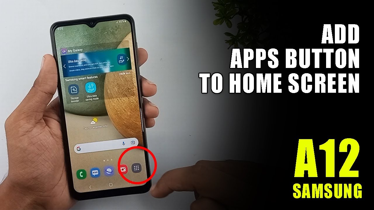 How To Add Apps Button To Home Screen Samsung Galaxy A12 YouTube how-to-add-apps-button-to-home-screen-samsung-galaxy-a12-youtube