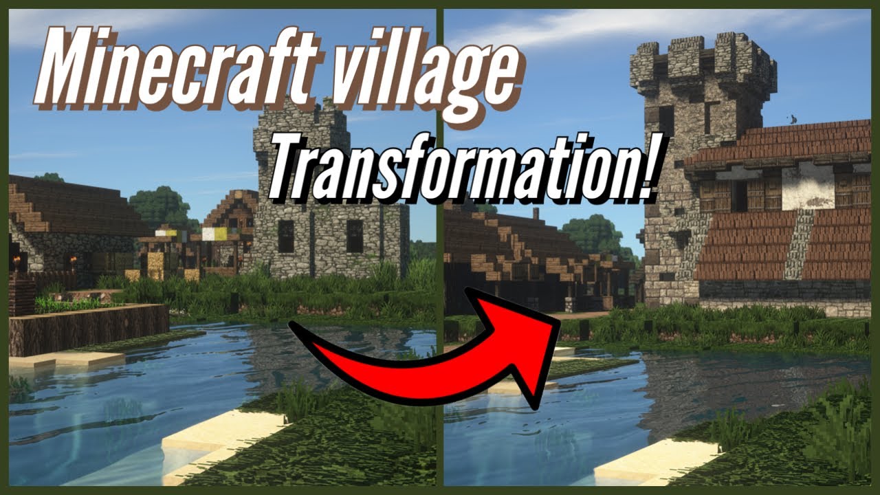 Minecraft Village Transformation- Episode 1!! - YouTube