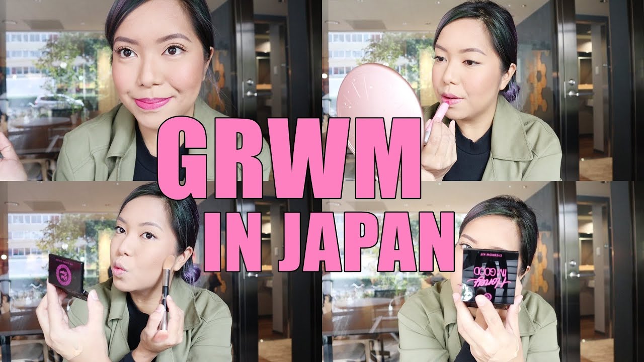 DOING MY MAKEUP IN JAPAN (Osaka Get Ready With Me) - saytioco - YouTube