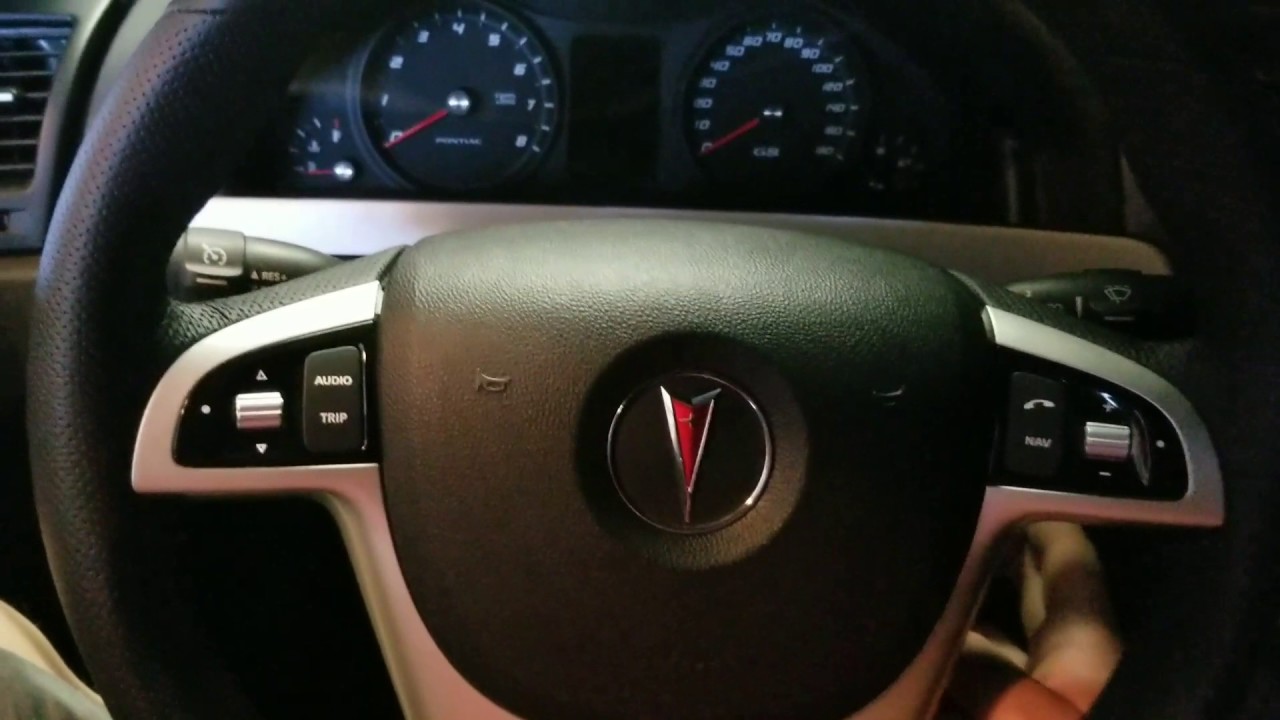 Pontiac G8 IQ navigation series II HSV Conversion - YouTube