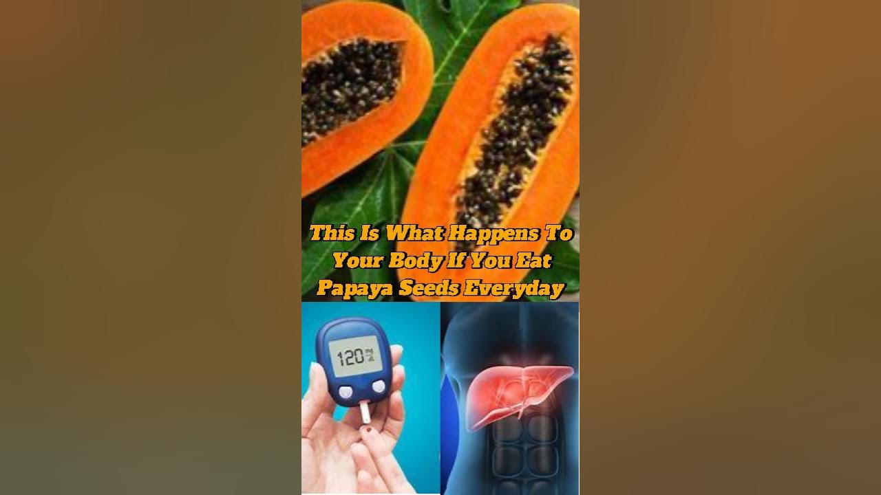 This is what happens to your body if you eat papaya seed everyday.#health #papaya #papayaseeds # ...