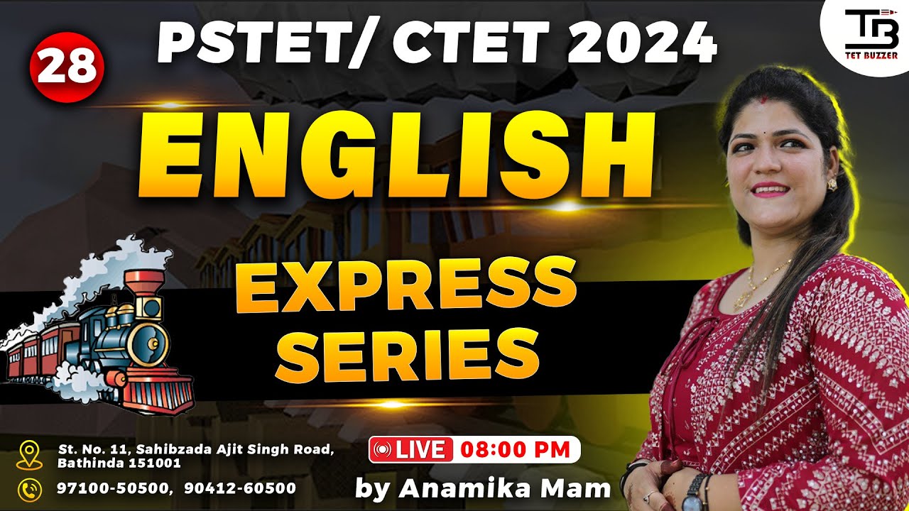 #28 "Express series" PSTET CTET 2024 🚄 ਹੁਣ ਵਧੇਗੀ English ਦੀ ਰਫਤਾਰ with ...