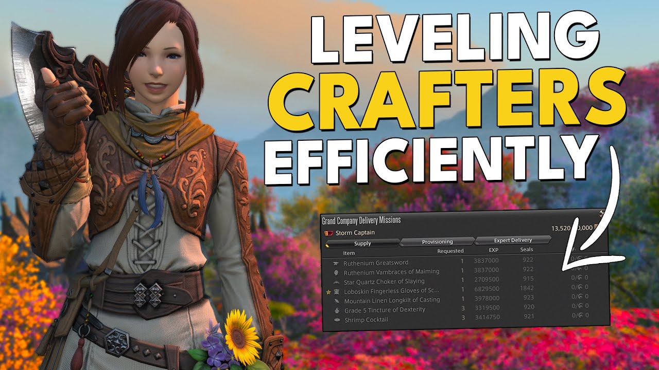 Dawntrail Crafter & Gatherer Job Leveling Guide (Level 90 - 100) - YouTube