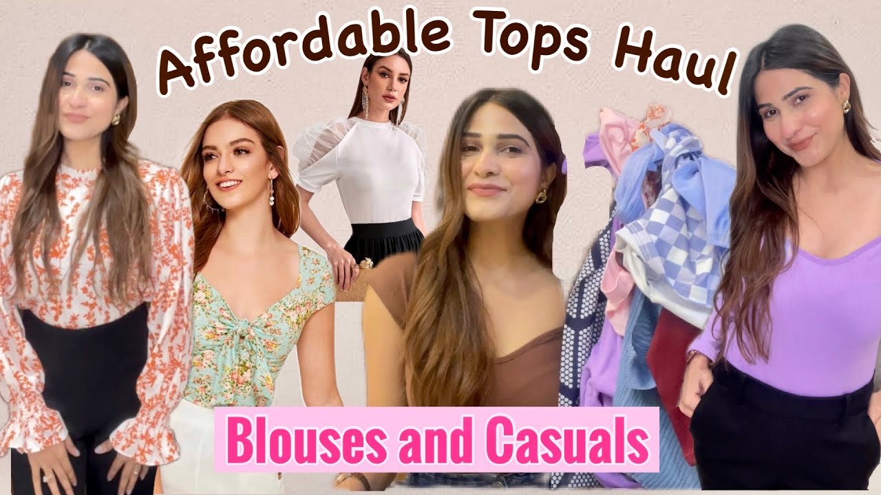 Huge Amazon Tops Haul | Trendy Tops Under Budget | #summertops # ...