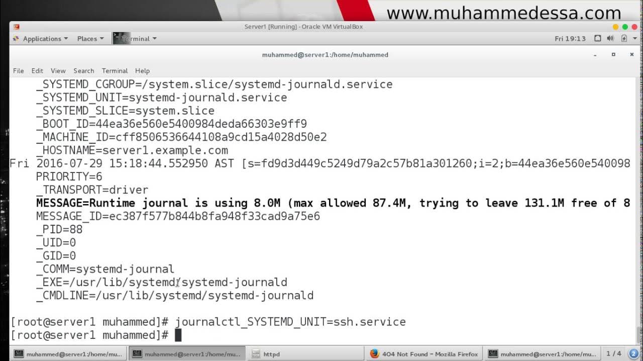 191 RHEL7 RHCSA Configuring Logging - YouTube