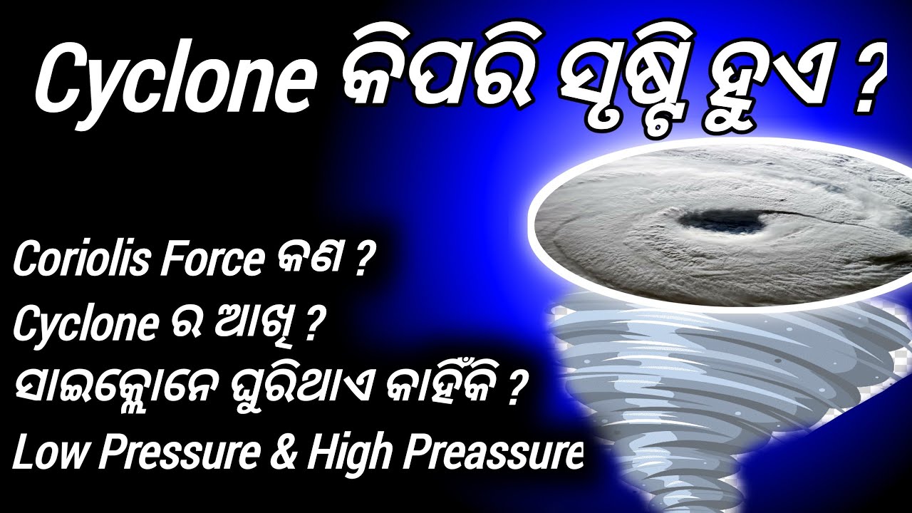 How Cyclone form? Exam answer? Coriolis force full detail video in Odia - YouTube