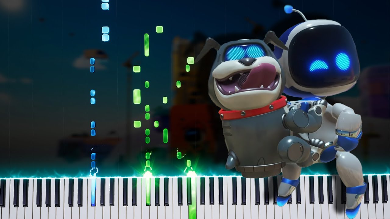Astro Bot - 12-Bar BOT - Funfair Remix: Piano Tutorial - YouTube
