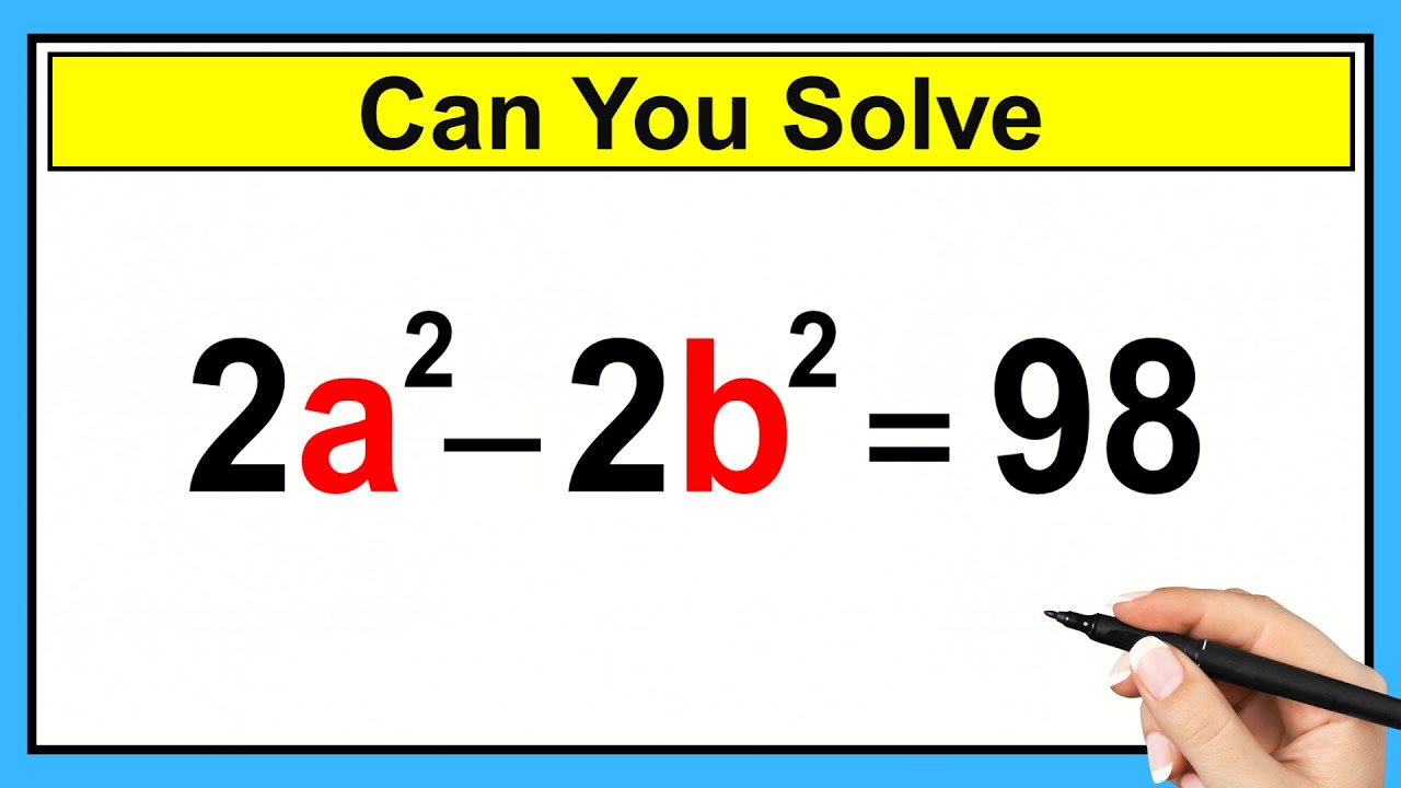 Nice Algebra Simplification | Find the Value of a and b | Math Olympiad ...