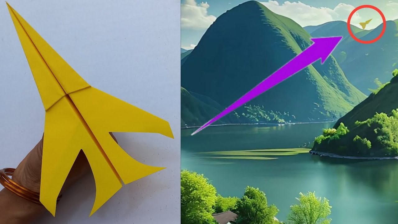 Como Hacer un Avion de Papel (Paper Airplane) | Aviones de Papel - YouTube