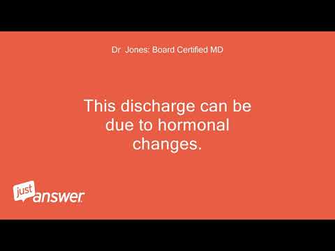 I have thick, clumpy discharge and it looks like wet toilet - YouTube