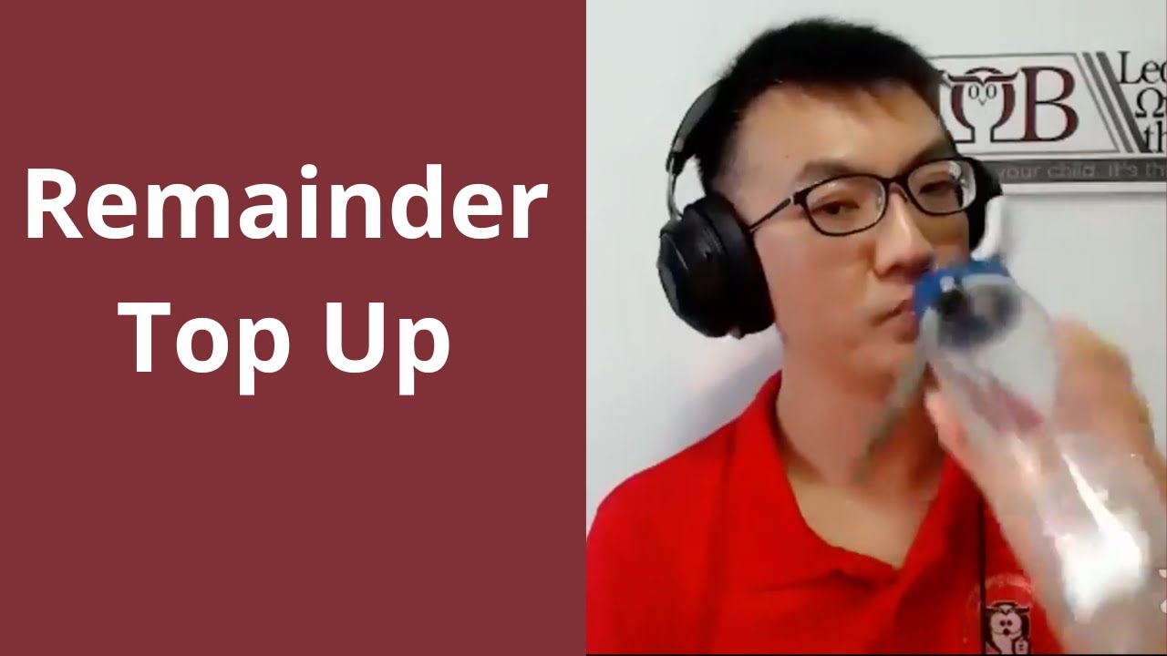 Video 7 out of 12 - Remainder Top Up - YouTube