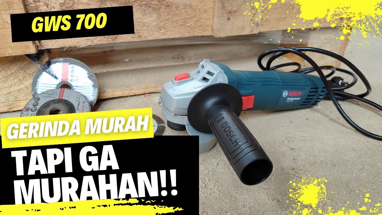 Test & review BOSCH GWS 700 // angle grinder #boschpowertools # ...