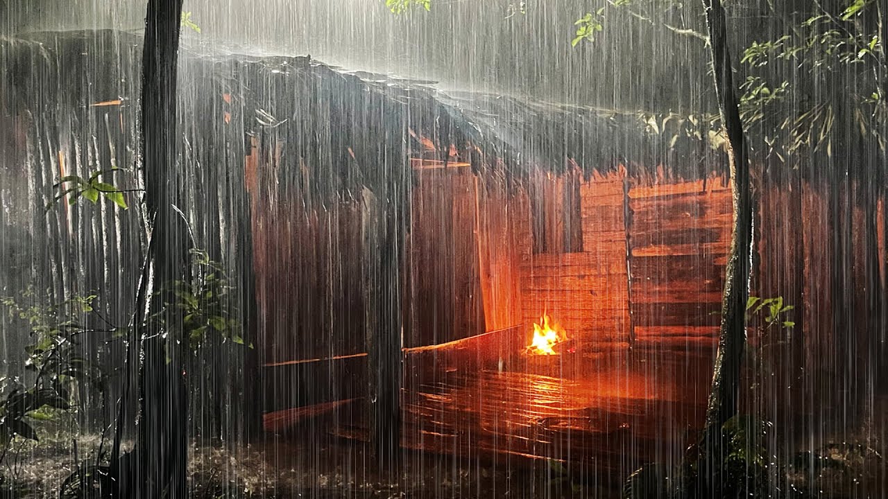 Sleep Soundly in Under 2 Minutes with Heavy Rain & Thunder Covering ...