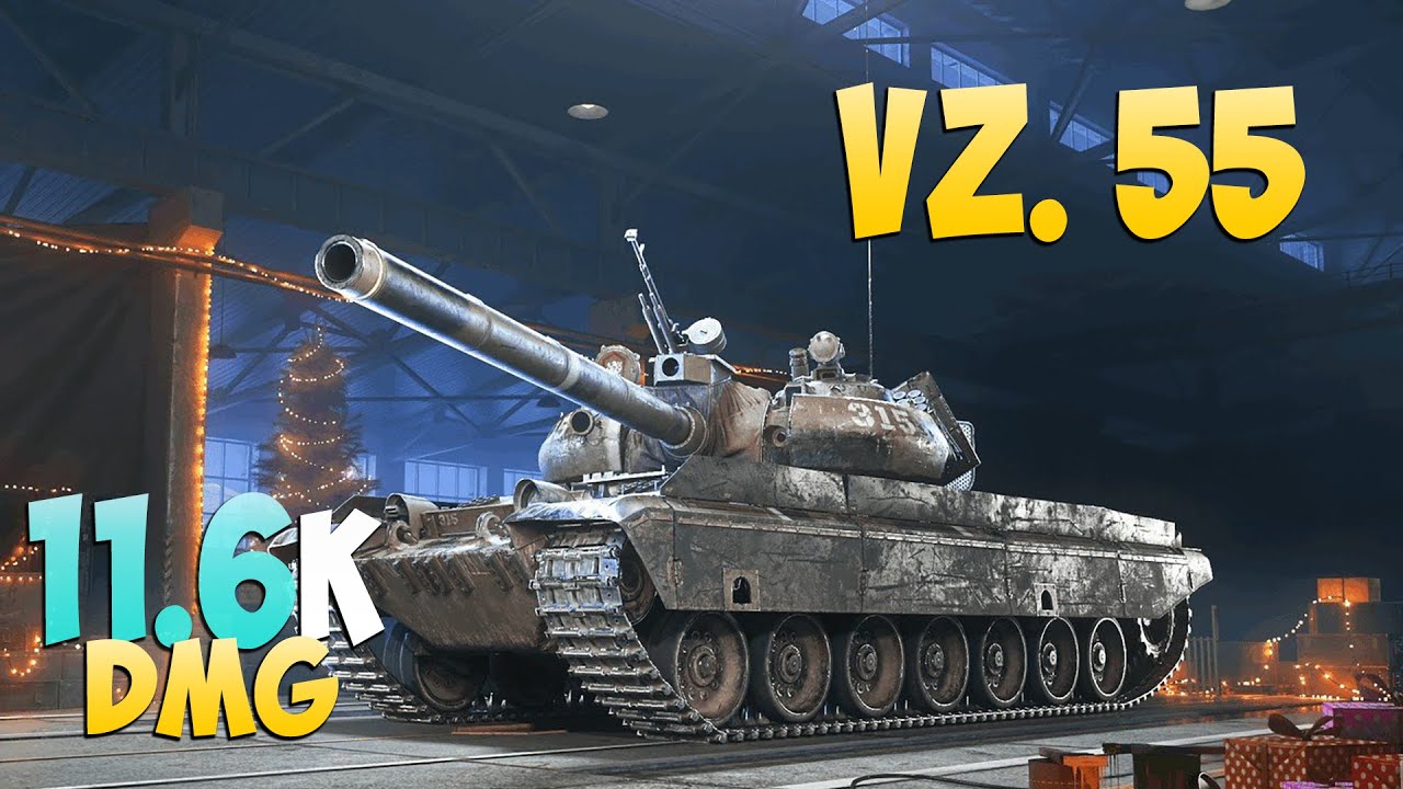 Vz. 55 - 5 Kills 11.6K DMG - Very neat! - World Of Tanks - YouTube