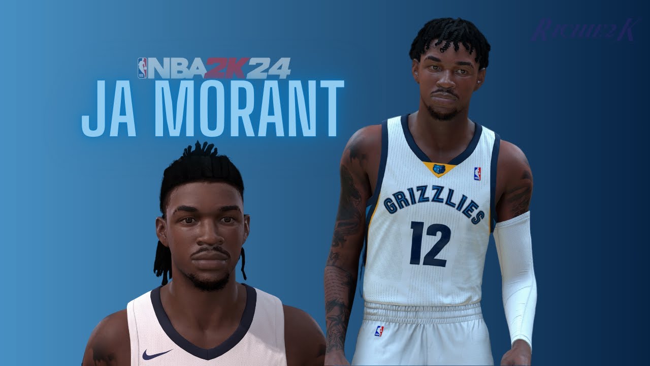 Ja Morant Face Creation NBA 2K24 - YouTube