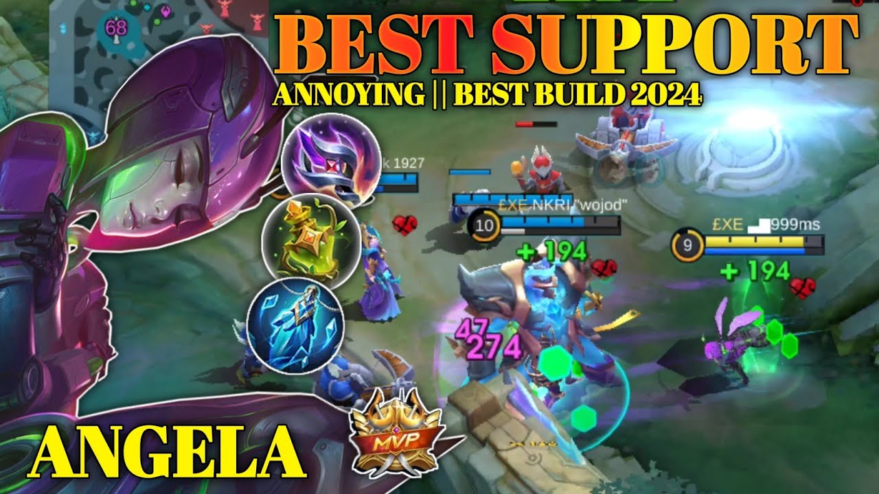 ANGELA BEST BUILD 2024 || BUILD TOP GLOBAL ANGELA 2024 GAMEPLAY || MLBB ...