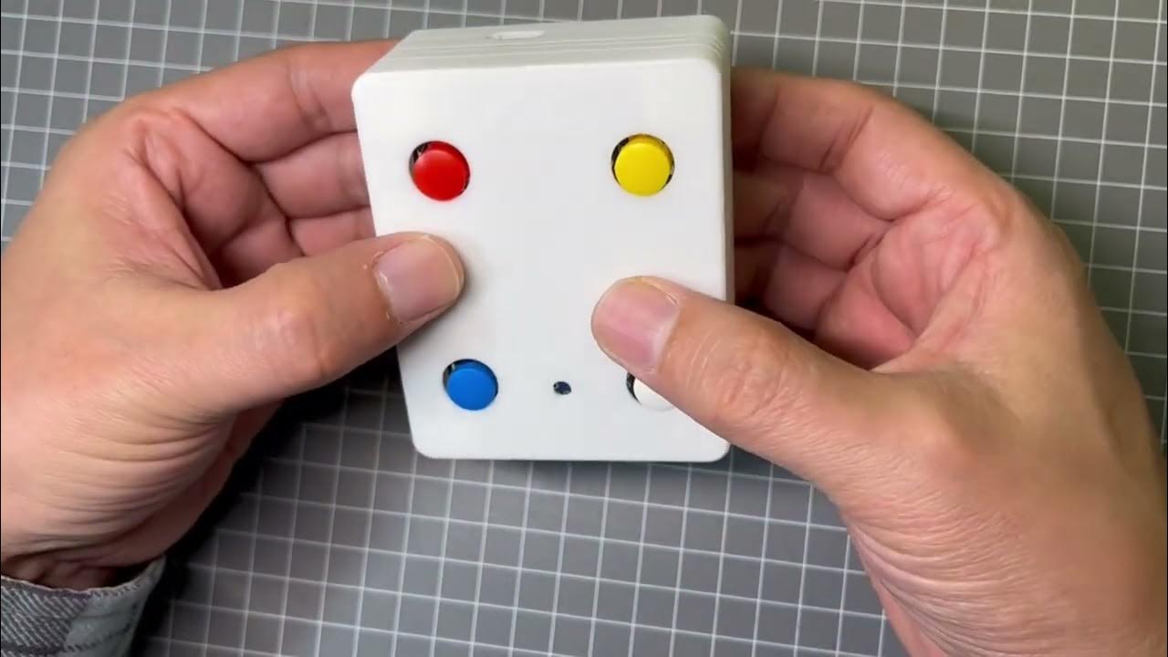 Battery Powered Bluetooth 4 Button Macro Keypad using ESP32 - YouTube