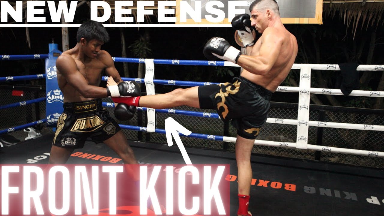 Super Advanced Front Kick Defense - YouTube