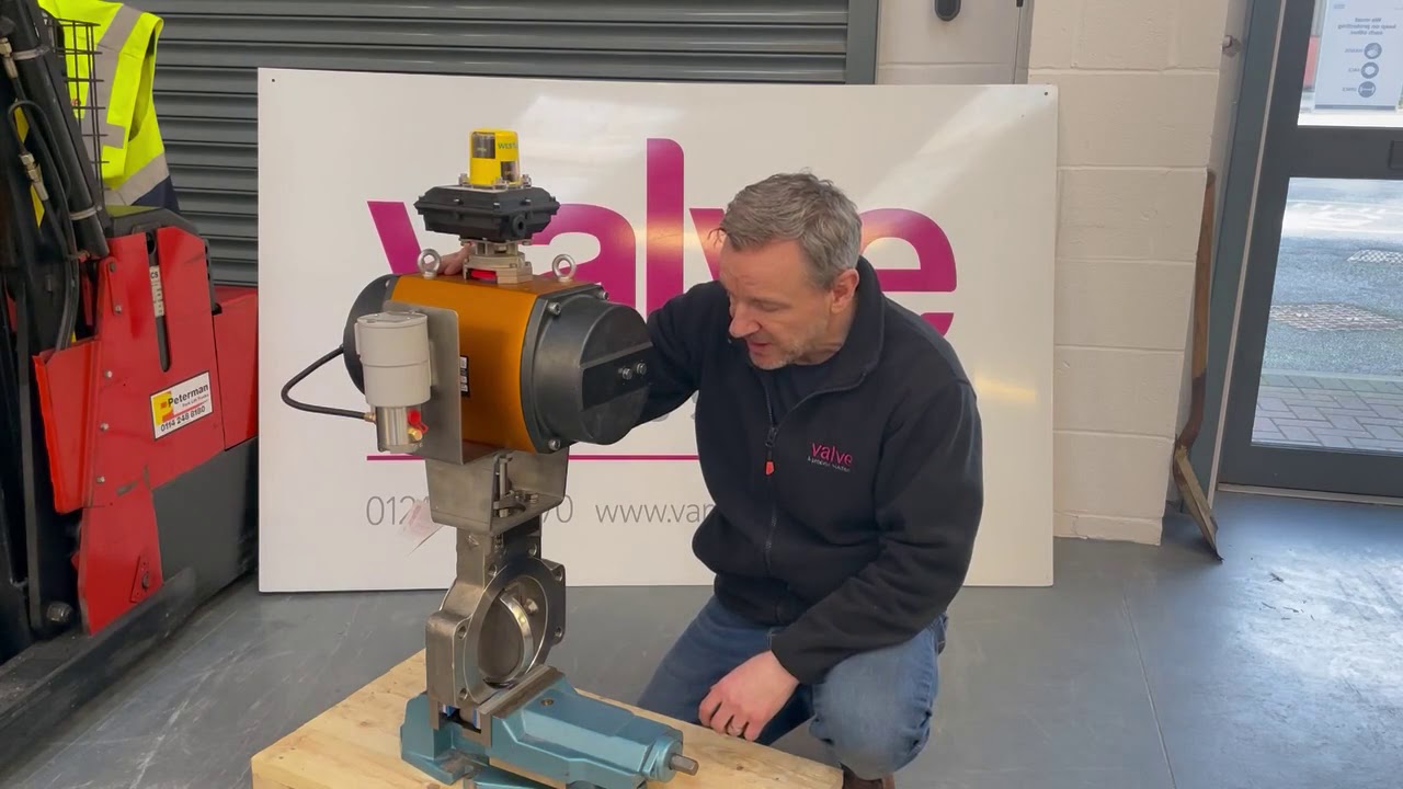 Durco Butterfly Valve, Norbro Actuator & Westlock Switchbox - Behind ...