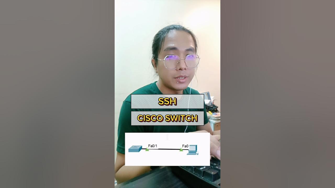 How to Configure SSH on Cisco Switch using Cisco Packet Tracer #ciscoswitch #ccna #ssh #ciscose ...