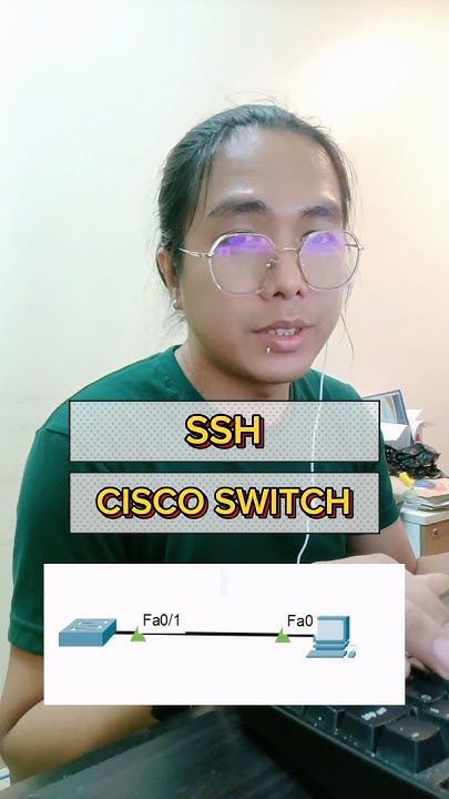 How to Configure SSH on Cisco Switch using Cisco Packet Tracer #ciscoswitch #ccna #ssh #ciscose ...