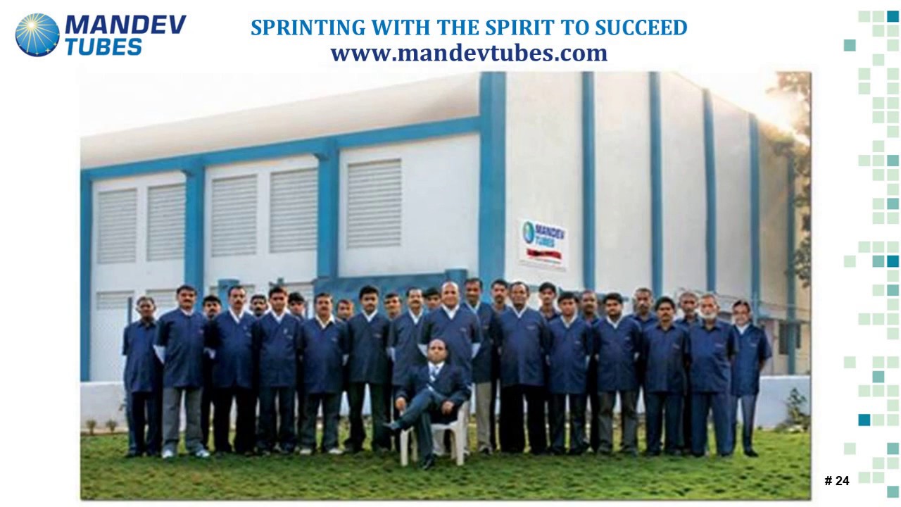 Mandev Tubes Pvt Ltd - Product Presentation - YouTube