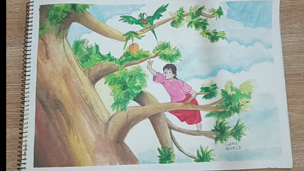 Meena Cartoon Drawing #easy #viral #cartoon #sabiha suha #sabiha #suha ...