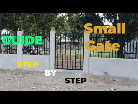 Simple Design Small Gate/Man Gate - YouTube