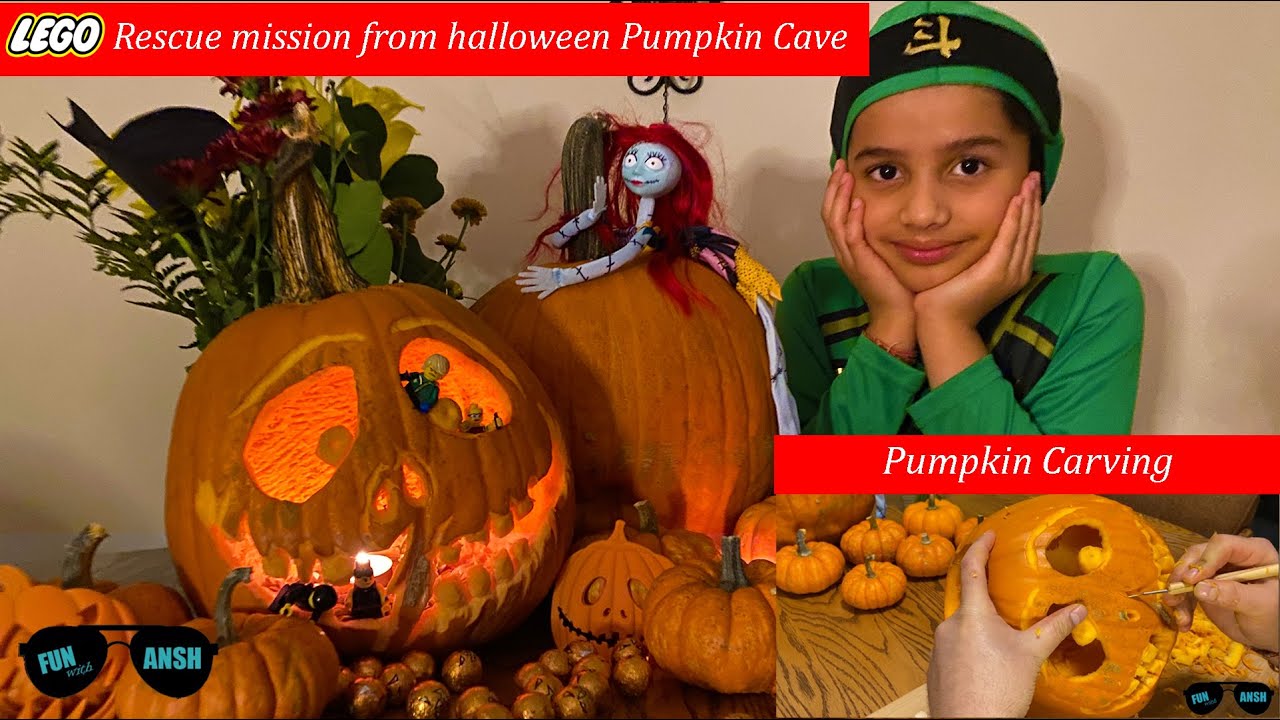 How to carve pumpkins for Halloween | LEGO Rescue mission from ...