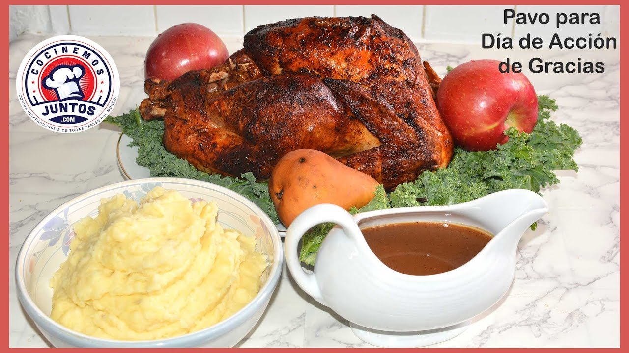 Jugoso pavo al horno para acción de gracias. Thanksgiving Turkey. - YouTube