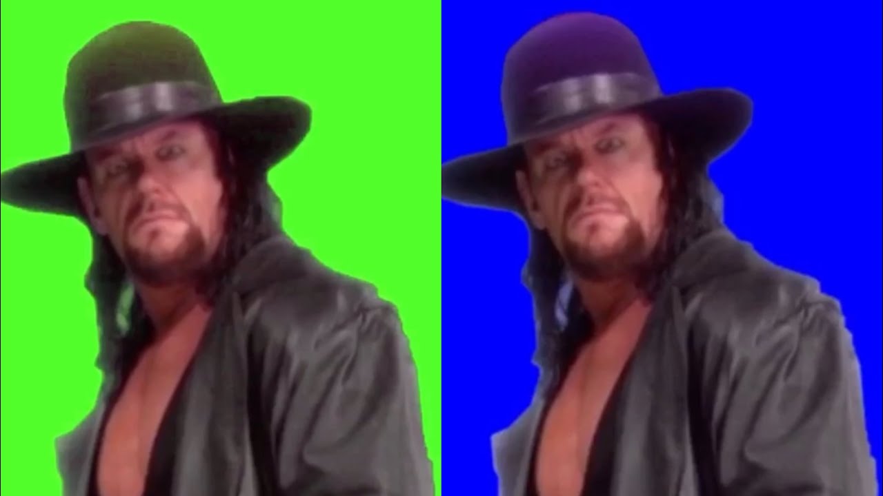 WWE Undertaker Blue/Green Screen Effect - YouTube