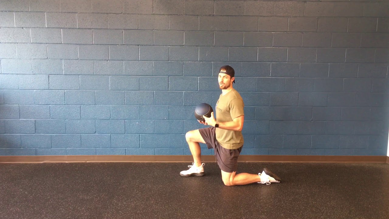 Medicine Ball Half Kneeling Side Toss - YouTube