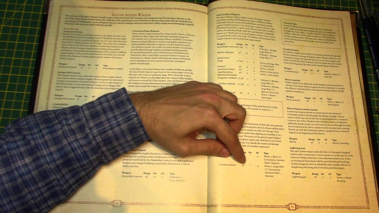 starting a Horus Heresy 30k army pt10 ranged weapons rules - YouTube