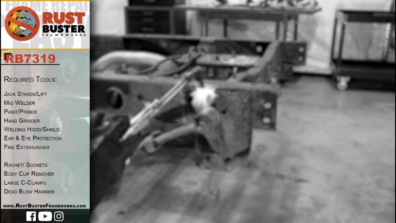 RB7319 - 99-06 Chevy Rear Frame Section Installation Guide - YouTube
