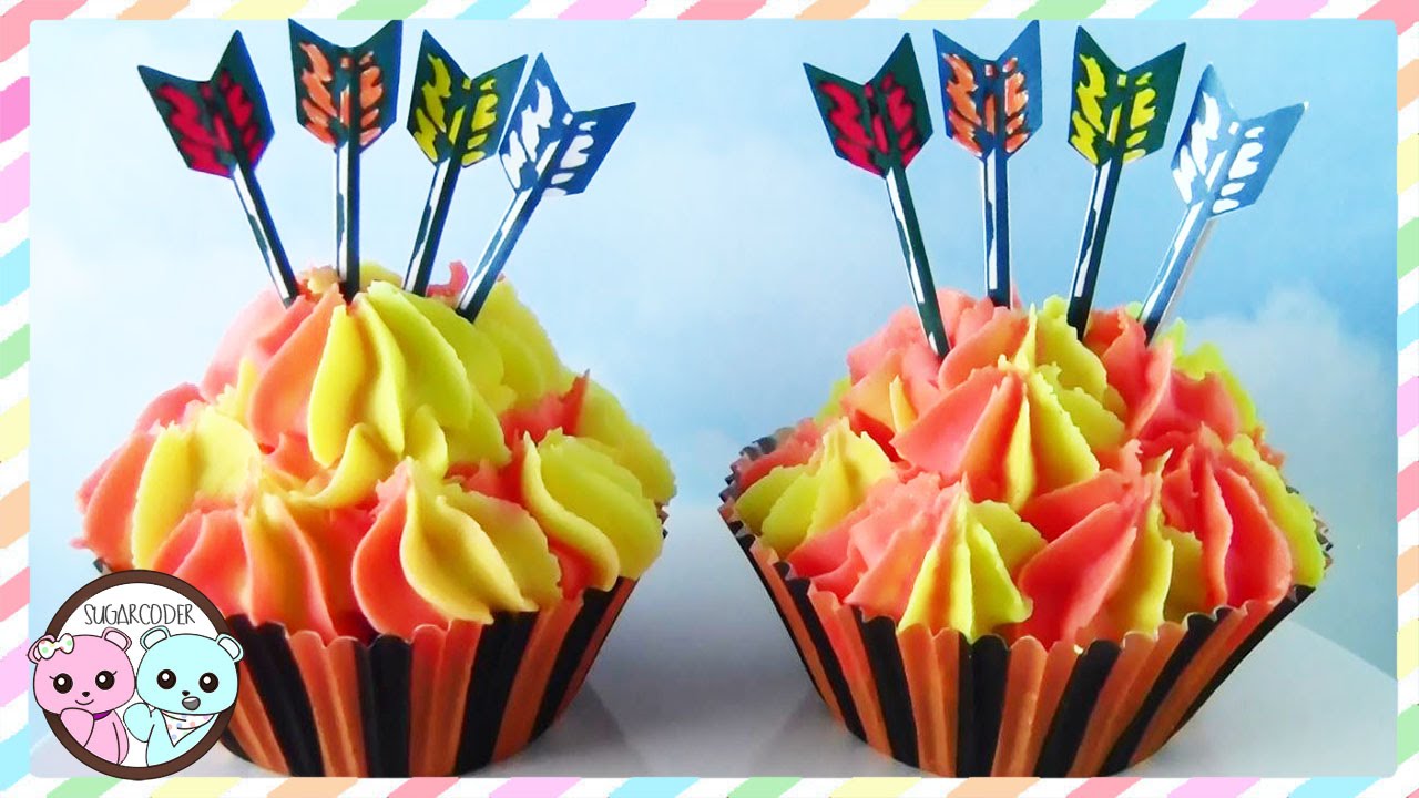 HUNGER GAMES CUPCAKES, HUNGER GAMES CAKE - SUGARCODER - YouTube