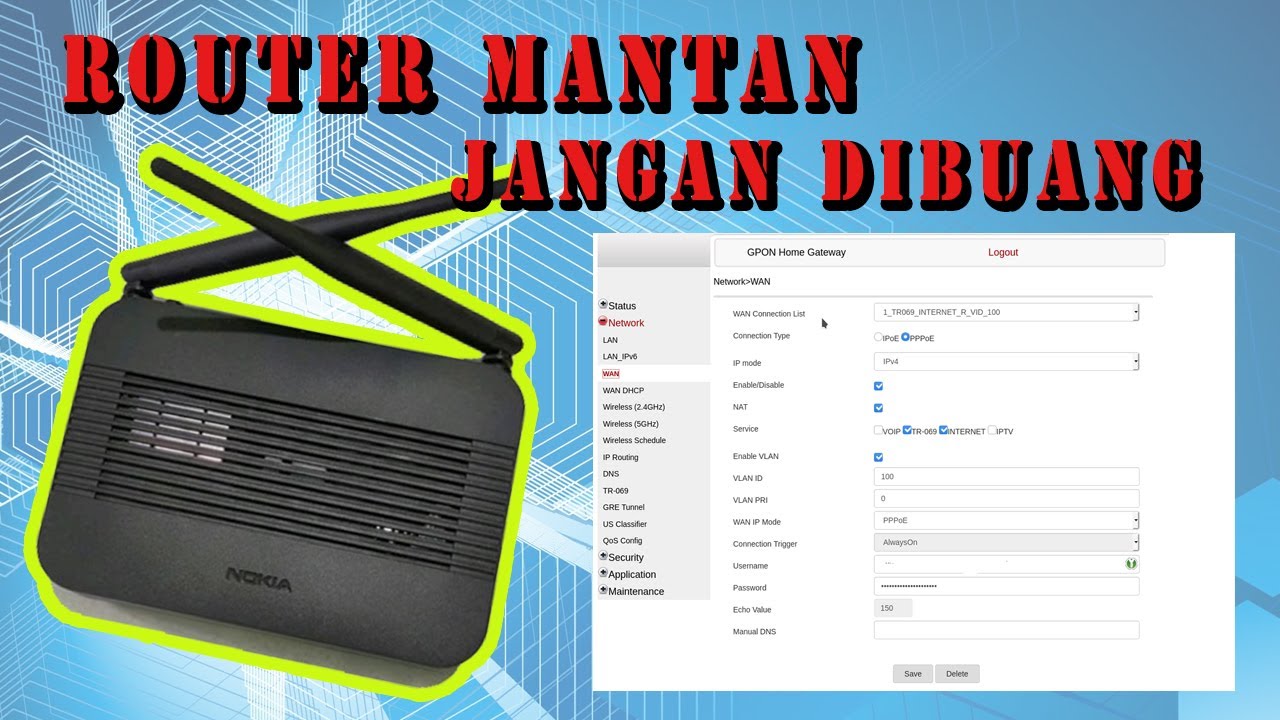 Review Dan Setting Access Point Router Bekas Indihome | Router Nokia G ...