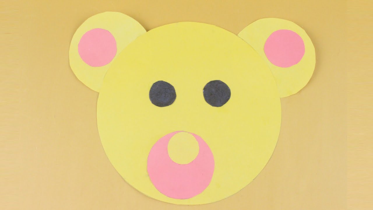 Origami Bear Face Easy Tutorial | Making Bear Face of Paper Follow this ...