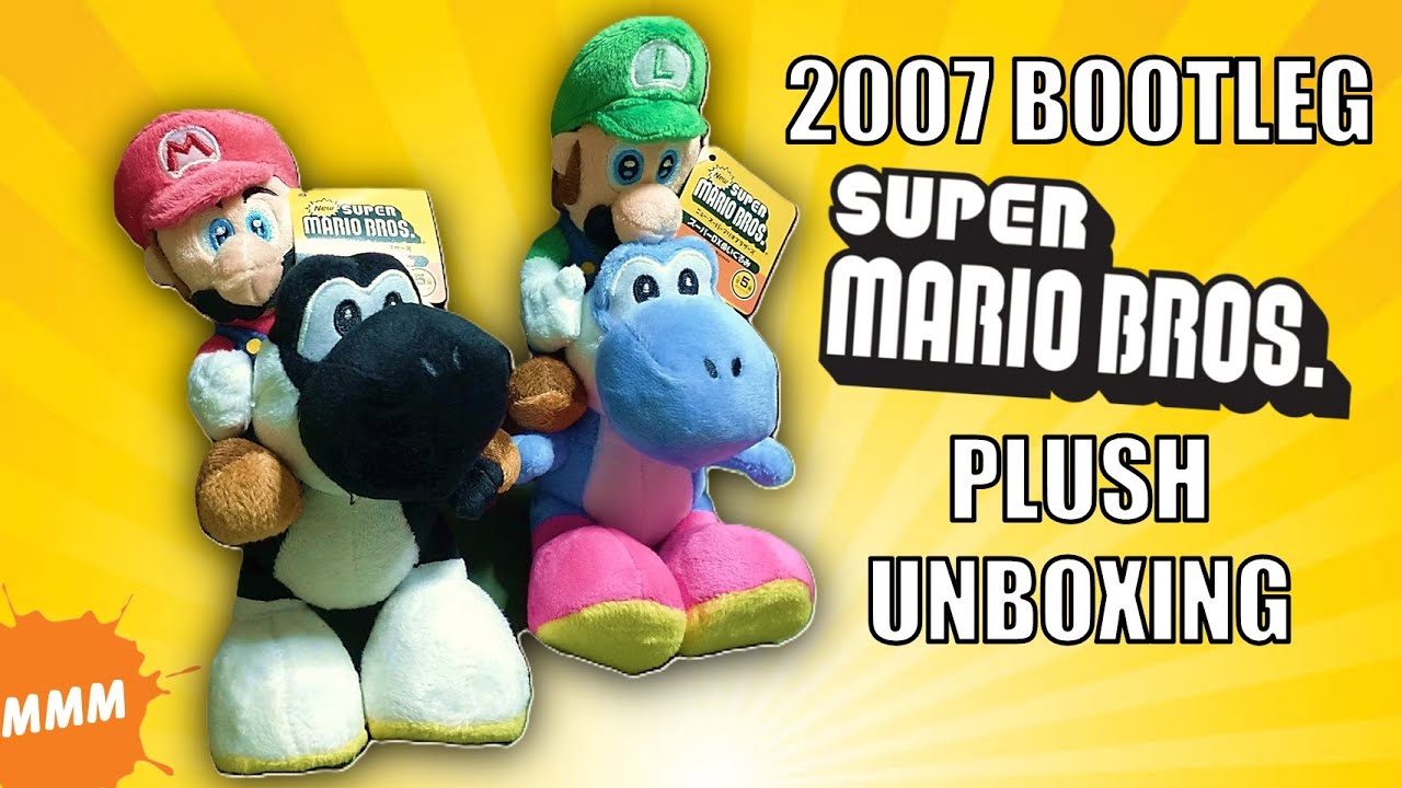THEY LOOK WEIRD (BOOTLEG Super Mario Bros 2007 Plush) Mario's Marvelous ...