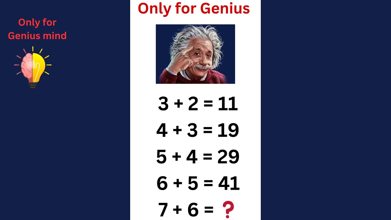 solve this Math Quiz if you are a GENIUS #mathsquiz #mathpuzzle #shorts ...