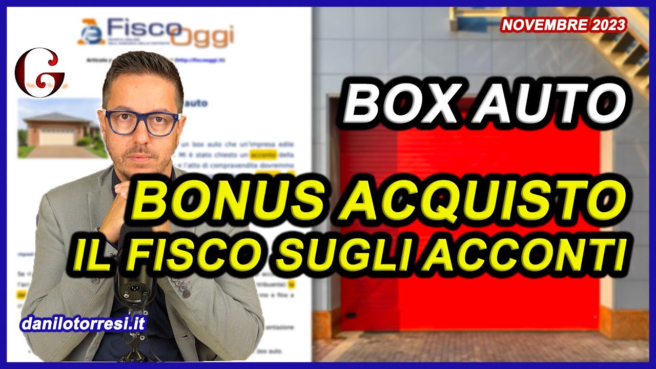 DETRAZIONE Acquisto BOX auto pertinenziale all’abitazione | il fisco ...