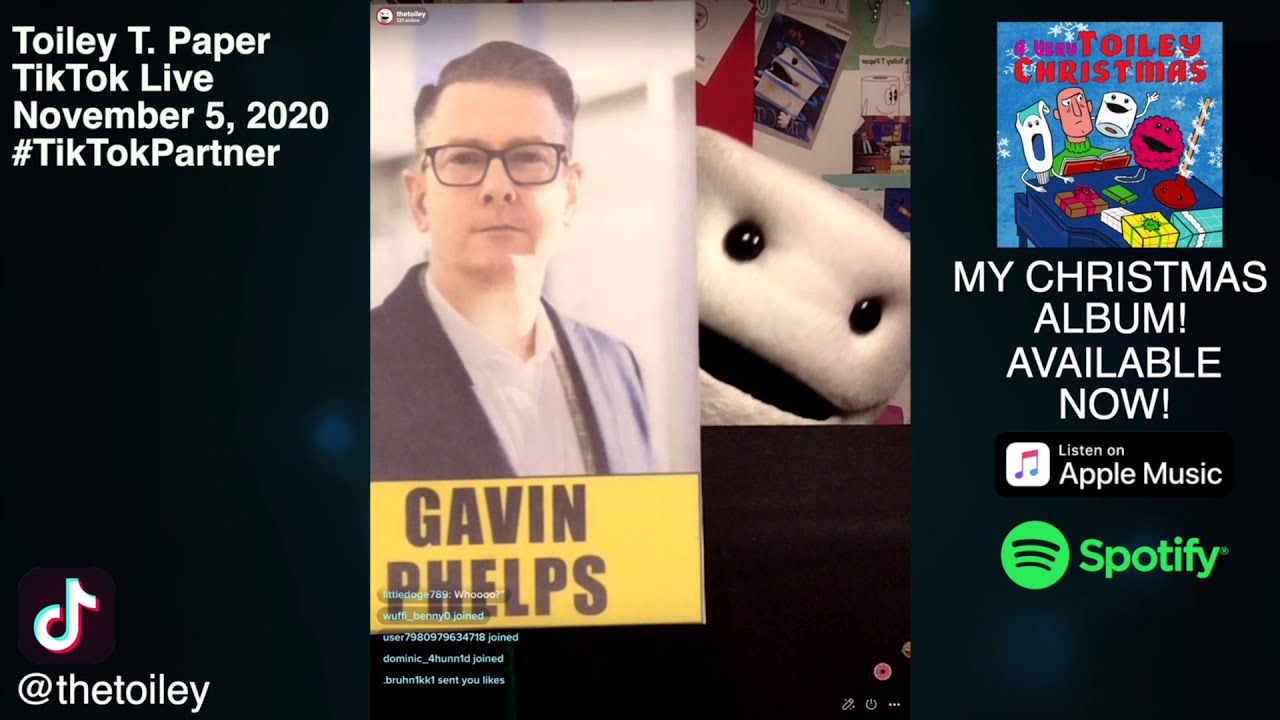GAVIN PHELPS WANTS TO BAN TIKTOK GIFTS! TikTok Live from 11/5/20 Toiley ...