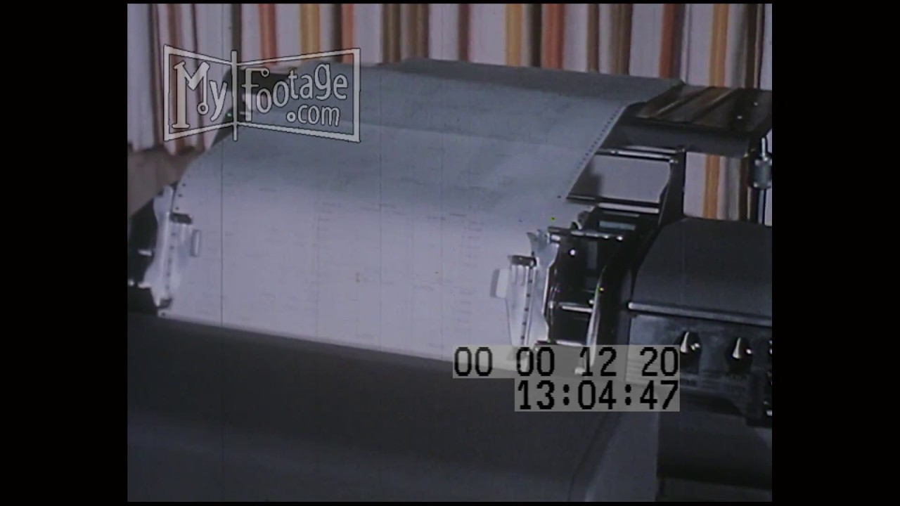 1950s Line Printer - YouTube