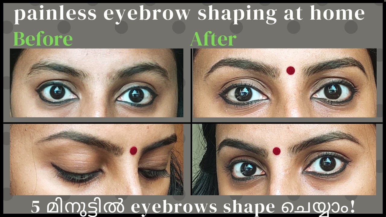 how to shape your eyebrows with a razor blade|painless eyebrow shaping ...