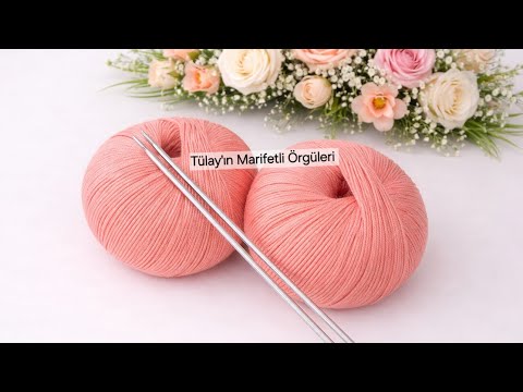 Üç Günde Yelek Örün 🧶 Kolay Örgü Modeli #knitting 