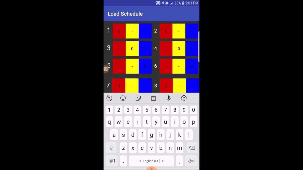Load schedule - YouTube
