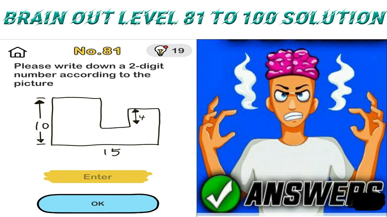 Brain Out | Level 81 to 100 | Tricky quests Funny game - YouTube
