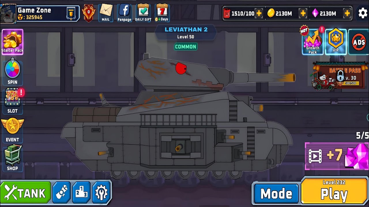 Tank Combat War Battle - New tank LEVIATHAN Update and Gameplay - YouTube
