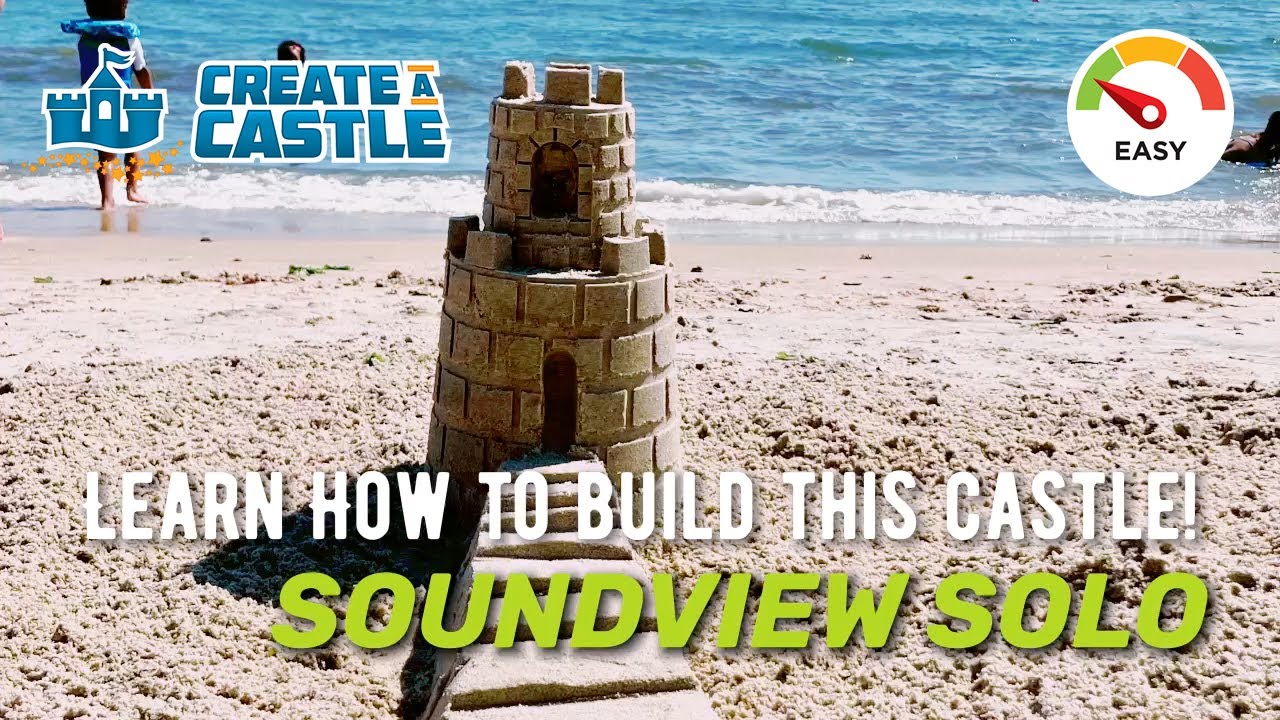 Create A Castle Soundview Solo Sand Castle Lesson at Sound View Beach ...